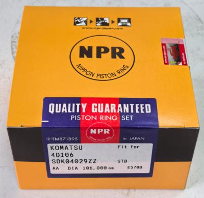 China KOMATSU 4D106 diameter 106MM piston ring  SDK04029ZZ for sale