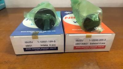 China ISUZU 6BG1 VALVE 1-12551-139-0 1-12552-025-0 NIPPON JAPAN 6BD1 for sale