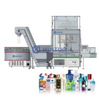 China Automatic high speed rotary servo  capping machines capper for bottles with trigger pump for sale