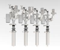 China 16 Heads Linear Piston / Flow Meter Filling Machine for sale