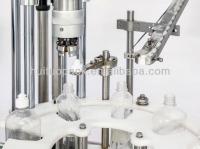 China Liquid Detergent Lotion Pump Capping Machine Automatic for PET Glass Bottle for sale