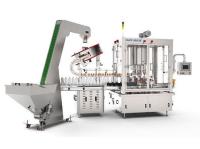 China Round Cap Bottle Capping Equipment With Cap Sorter for sale