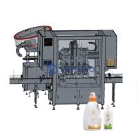 China Automatic Linear Screw Bottle Servo Capping Machine With Cap Elevator And Sorter for sale