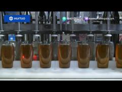 Huituo automatic 150bpm piston servo filling machine for honey and syrup