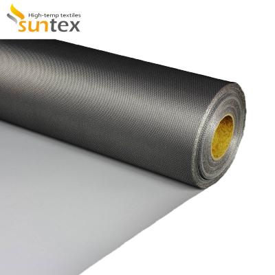 China High-temperature Fiberglass Fabric Reinforced Silicone Rubber Sheet with High Temperature Adhesive for sale