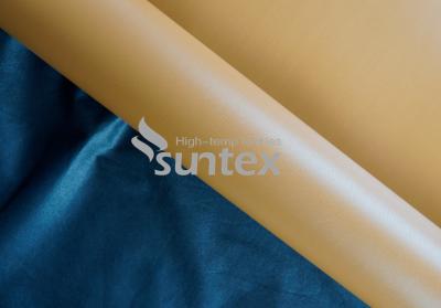 China High Temperature Fabrics Silicone Coated Glass Fibre Fabric for high temperature applications for sale