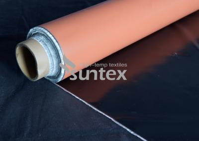China High Temperature Fabrics Silicone Coated Glass Fibre Fabric for high temperature applications for sale