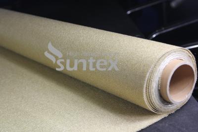 China Fire Resistant Vermiculite Coated Fiberglass Fabric For High Temperature Insulation for sale