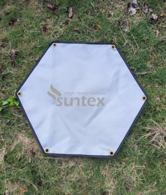 China Fire Pit Mat Grill Mat,DocSafe Fireproof Mat 4 Layers Fireproof Mat  for Deck Patio Grass Outdoor Wood Burning Fire Pit for sale