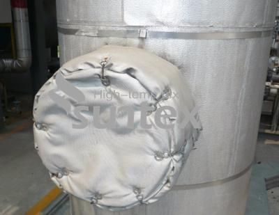 China Silicone Rubber Coated Fiberglass Fabric For Removable Insulation Jacket And Cover for sale
