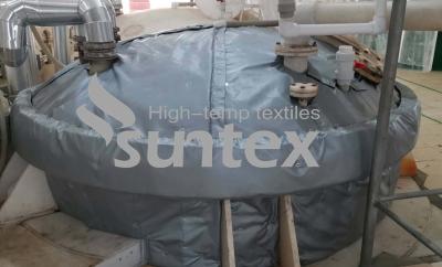 China Silicone Rubber Coated Thermal Insulation Fabric for Removable Cover for sale