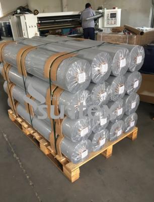 China O silicone à prova de fogo e impermeável revestiu a tela da fibra de vidro para a cobertura do fogo à venda