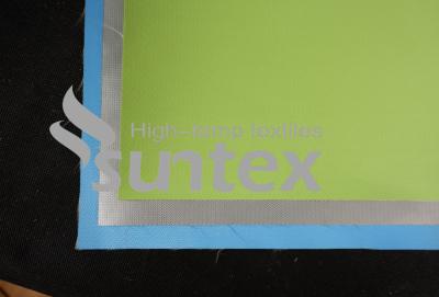 China Heat Insulation Fiber Glass Cloth Silicone Rubber Coated Fiberglass Fabric for sale