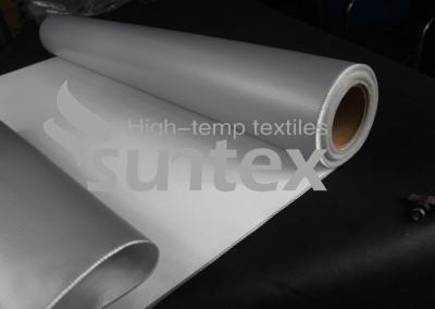 China High Temperature Fireproof Silicone Coated Fiberglass Fabric Insulation Pipe Cover for sale