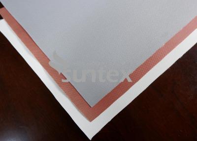 China Uitstekende van de Stoffengrey glass fiber fabric with van het Kwaliteits Vuurvaste Silicone het Siliconedeklaag Te koop