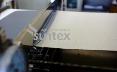 China Silicone het op hoge temperatuur van de stoffendoek bedekte Glasvezelstof met een laag de Verwijderbare Thermische Isolatiejasjes, Materiaal bedekt Te koop