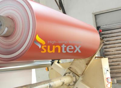 China A borracha de silicone revestiu o pano da fibra de vidro para a junção de expansão da tela à venda