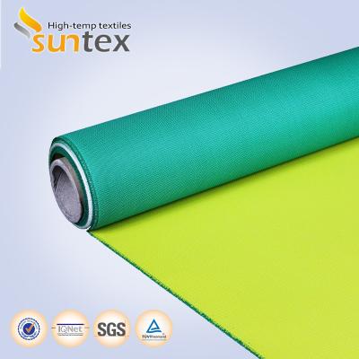 China Abrasion Resistance Pu Coated Glass Fibre Fabric for Fabric Duct Expansion Joints for sale
