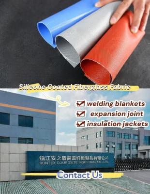 中国 熱隔熱 シリコンコーティング ガラス繊維の布 販売のため