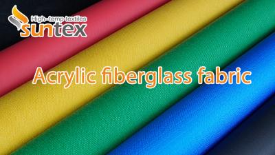 China SUNTEX Acryl-gecoate glasvezelstof Te koop