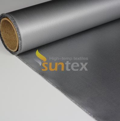 중국 내구성이 뛰어난 실리콘 코팅 유리 섬유 직물 E-Glass 고온 저항 실리콘 유리 섬유 판매용