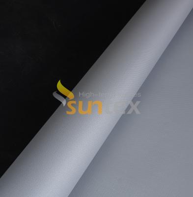 중국 내열 단열 실리콘 직물 E-유리 고온 저항 실리콘 코팅 유리 섬유 (화재 예방용) 판매용