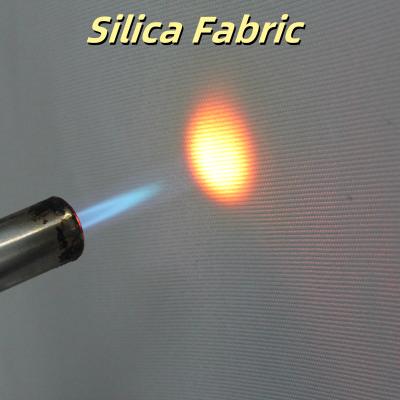 China Vermiculite Silica Coated Fiberglass Fabric 1200°C Heat Resistant for sale