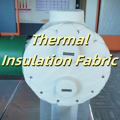 China High-Temp Insulation Fabric 200-2000g/m² for Pipes & Reactors for sale