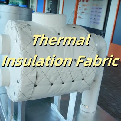 China High-Temp Insulation Fabric 200-2000g/m² for Pipes & Reactors for sale