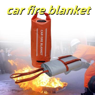 China Gray EV Car Fire Blanket with 550℃ Thermal Resistance for sale