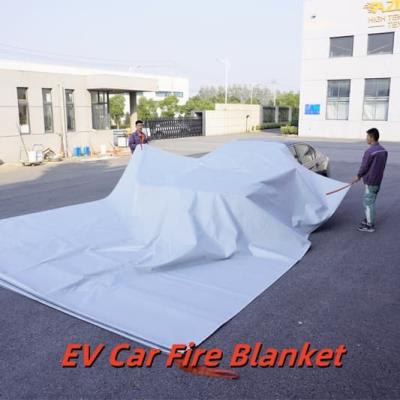 China Fire Suppression Blanket for EV Cars Stops Lithium Battery Fires for sale