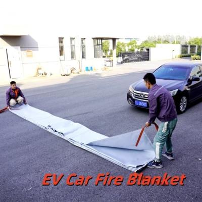 China Fire Suppression Blanket for EV Cars Stops Lithium Battery Fires for sale