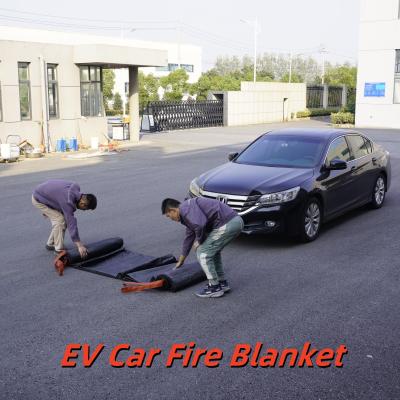 China Fire Suppression Blanket for EV Cars Stops Lithium Battery Fires for sale