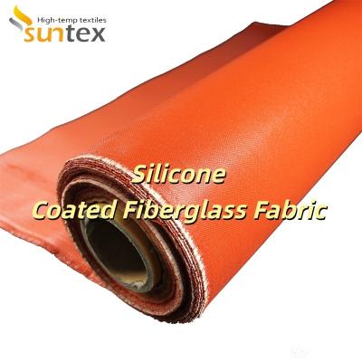 China Double Sided Silicone Coated Fiberglass Fabric Alkali Free Grey Color for Fire and Heat Resistance for sale