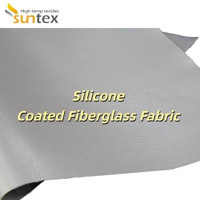 China Durable Anti-Aging Silicone Coated Fiberglass Fabric with Corrosion Resistance and Weatherproof Properties for sale