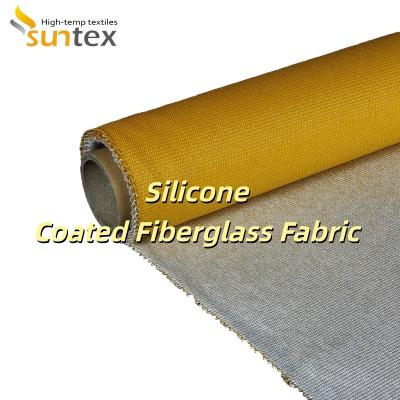 China Splash Proof Spark Resistant Weatherproof Silicone Coated Fiberglass Fabric Welding Blanket for sale