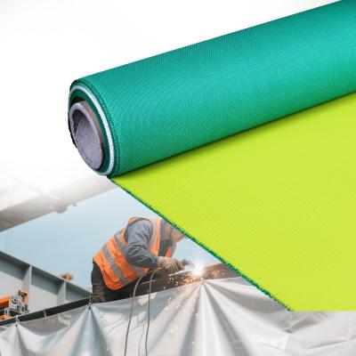 China Factory Direct 400 g/sqm Weight Silicone Coated Fiberglass Fabric with 1 / 1.2 / 1.5 meter Width and 50 m / 100 m Roll Length for sale