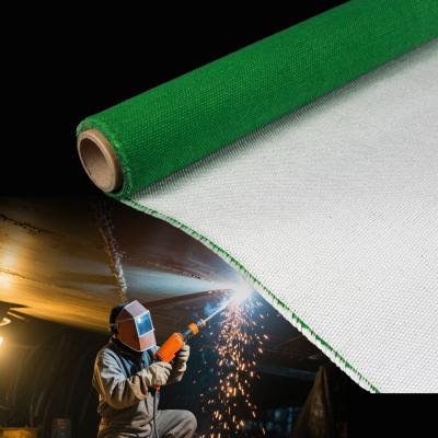 China Factory Direct 400 g/sqm Weight Silicone Coated Fiberglass Fabric with 1 / 1.2 / 1.5 meter Width and 50 m / 100 m Roll Length for sale