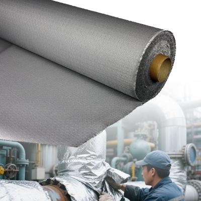 China 460 g/sqm 0.41 mm PU Coated Fiberglass Fabric with 1m to 1.55m Width for Flexible Connectors and Duct Joints for sale