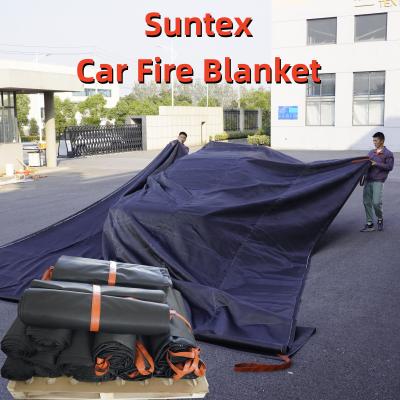 China Suntex Flexible Fire Blanket with Oxygen Deprivation for Two-Person Deployment in EV Car Fires for sale