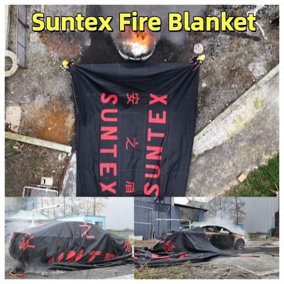 China Suntex Flexible EV Car Fire Blanket for Lithium-Ion Battery Fire Control with Oxygen Deprivation for sale