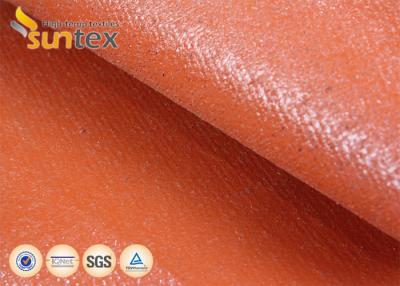 China E-Glass Fiberglass Fabric Cloth High Temperature Protection Silicone Coated  Fireproof for sale