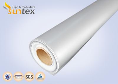 China 400g/sqm Silicone Coated Fiberglass Fabric Used In Flexible Fabric Connector for sale