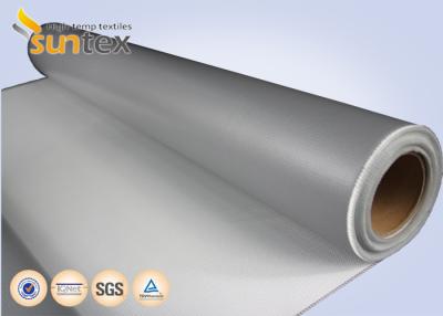 China 400g/sqm Silicone Coated Fiberglass Fabric Used In Flexible Fabric Connector for sale