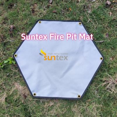China 550°C Heat Resistant Fire Pit Mat with Customizable Size and Multi-Layer Structure for Outdoor Safety for sale