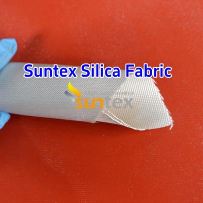 China Silica Fiberglass Cloth with 1000℃ Temperature Resistance 18 oz/sqy Unit Weight and Crowfoot Pattern for High Temperature Applications for sale
