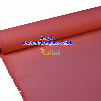 China High Temperature 550 Degree C Fire Resistant Fiberglass Fabric with Acrylic Coating for Welding Blankets - Easy to Sew and Cut for sale