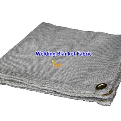 China 550°C Heat Resistant Acrylic Coated Fire Blanket Welding Blanket with Customizable Sizes for sale