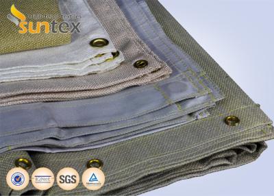 China 17 Oz Salmon Welding Curtains & Blanket for sale