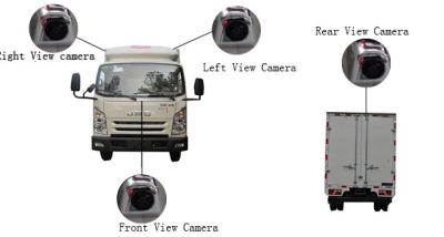 Cina Sistema della macchina fotografica di inverso dell'automobile di CMOS di visione notturna di HD con 4 macchine fotografiche grandangolari senza cuciture in vendita